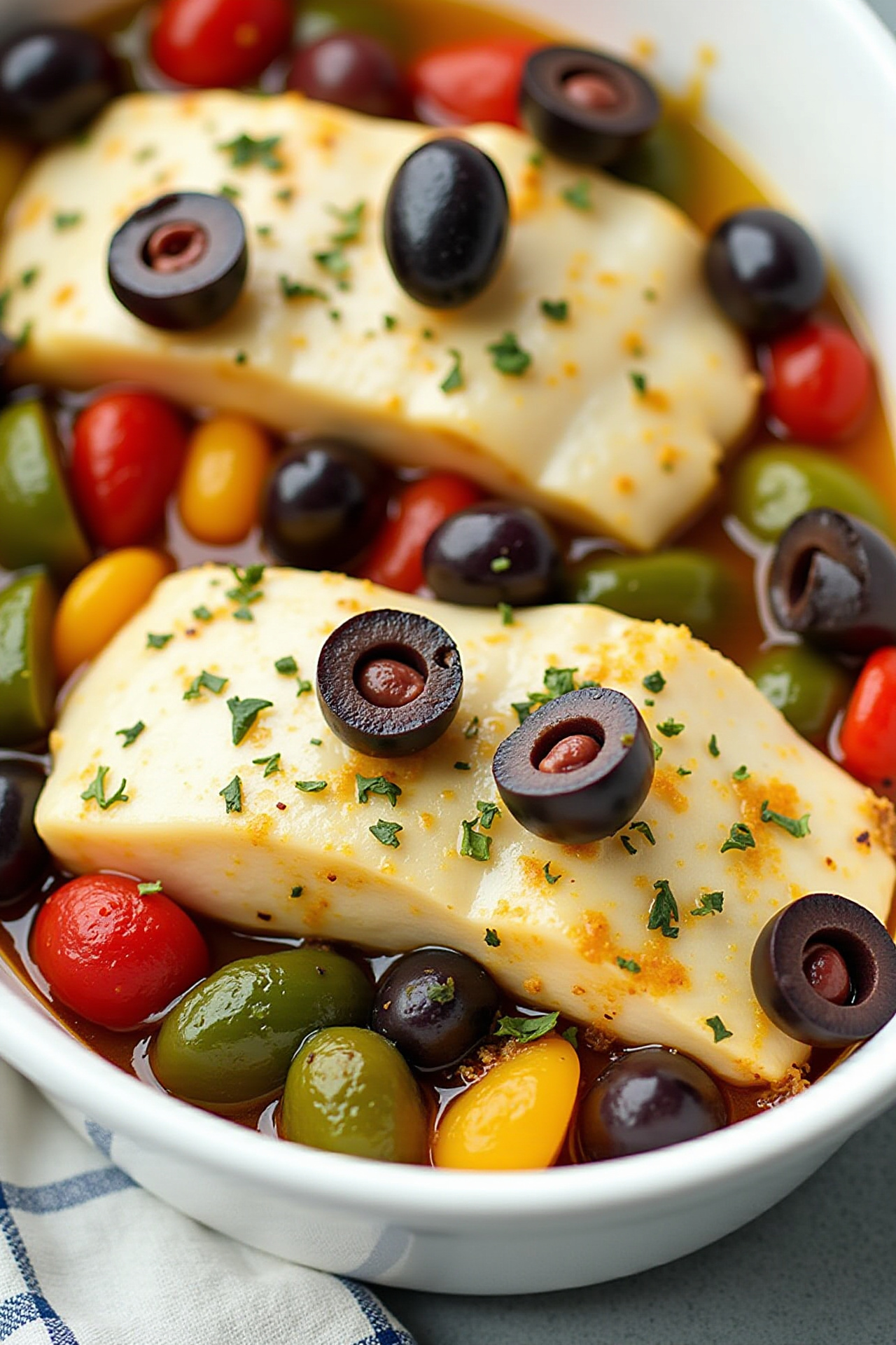 Mediterranean Baked Cod with Olives: A Flavor-Packed, Effortless Dinner ...